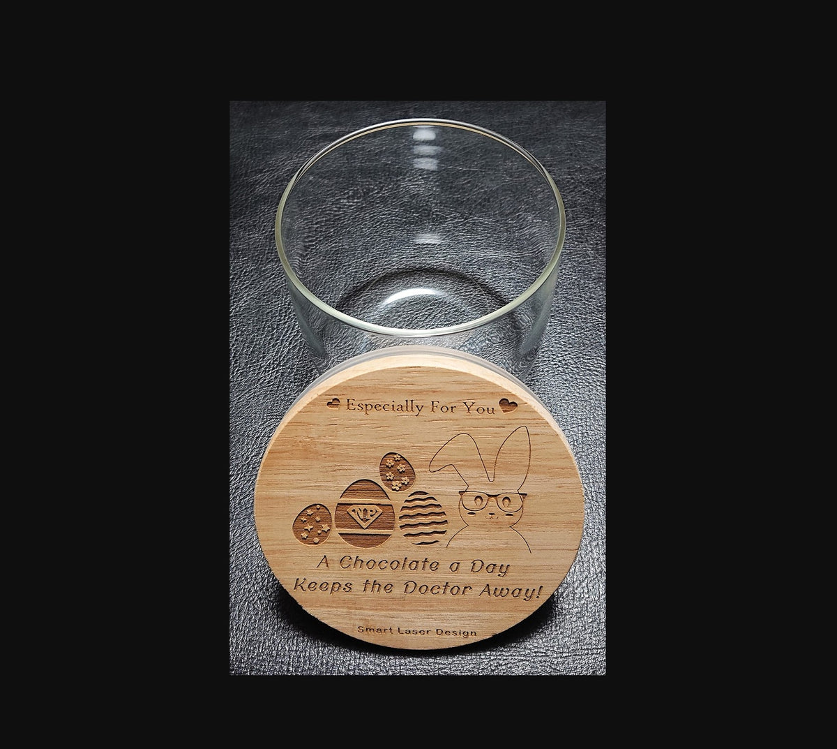GLASS JAR WITH ENGRAVED LID- Brisbane laser cutting engraving etching ...