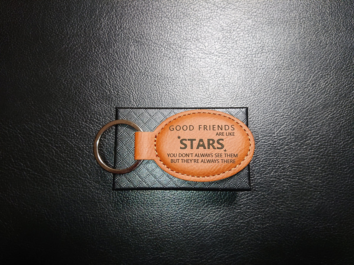 Brisbane Custom Leather Keyring - Leather Engraving – Smart Laser Design